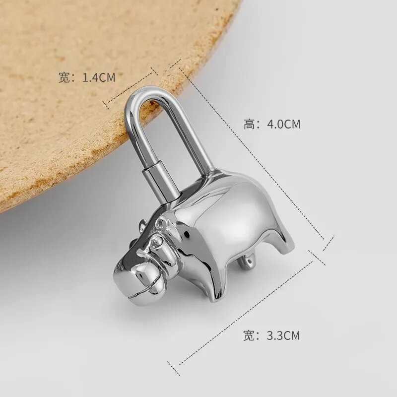 Подвеска с замком для сумки Birkin Kelly с животными, цельнометаллическая сумка с подвеской, аксессуары для сумки Pegasus Hippo