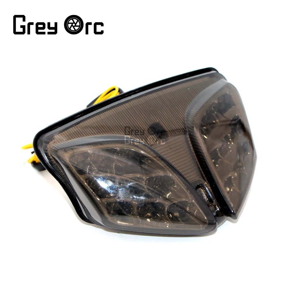 Подходит для Suzuki 2008-2021 GSXR600 GSX-R750, задний светодиодный задний фонарь, указатель поворота 2009-2016 GSXR1000, задний фонарь GSXR 600 750 1000 black