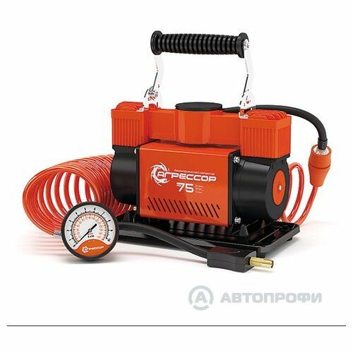 Компрессор 10 атм-75л/мин 300 ватт (двухпоршневой) AUTOPROFI Autoprofi agr75