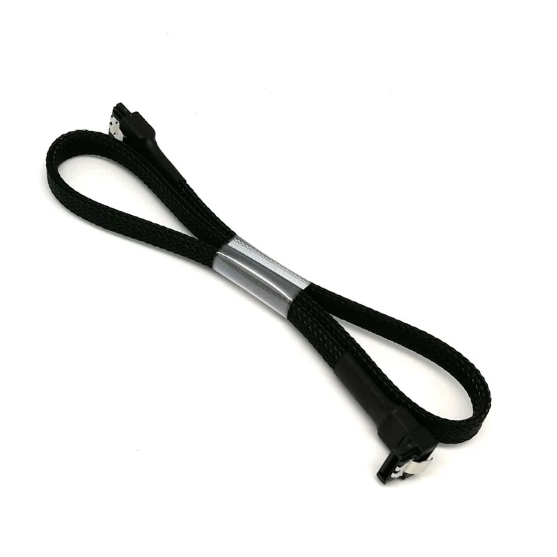 Кабель SATA III Angitu 6 ГБ/с 30CM, Black