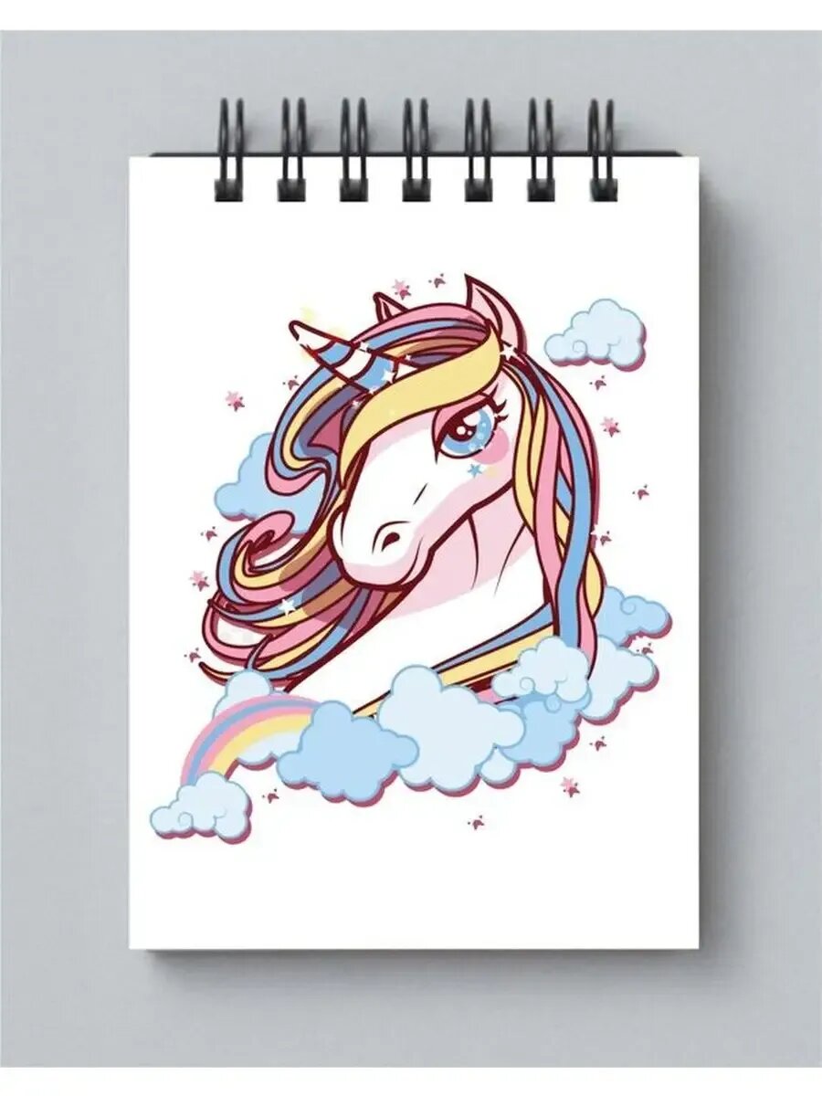 Блокнот Единорог №4, А4