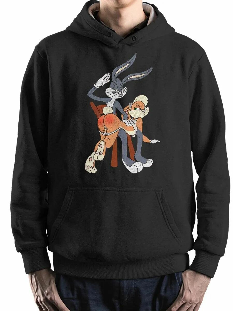 Толстовка Багз и Лола / Толстовка с капюшоном