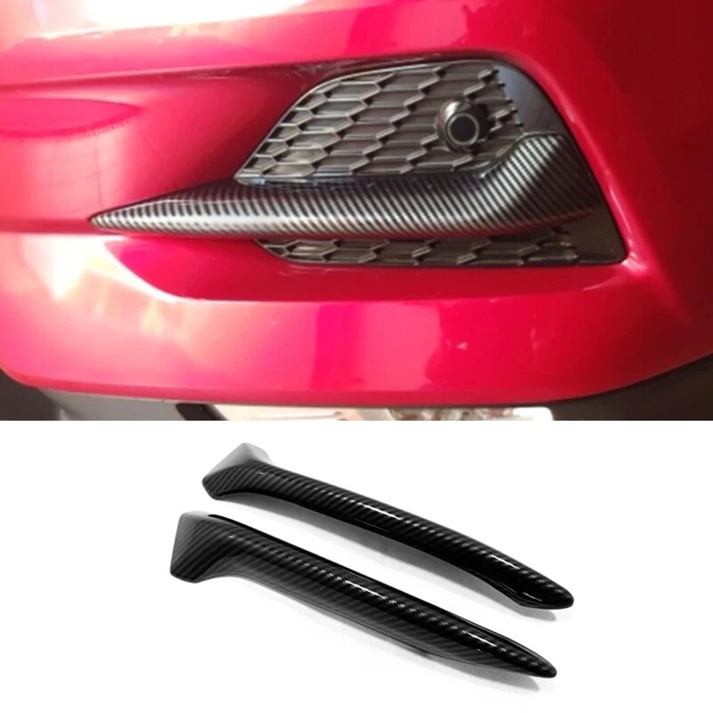 Для Nissan Qashqai J11 2018 - 2021 хром углеродное волокно передние задние противотуманные фары крышка фары отделка бампер отражатель аксессуары front carbon