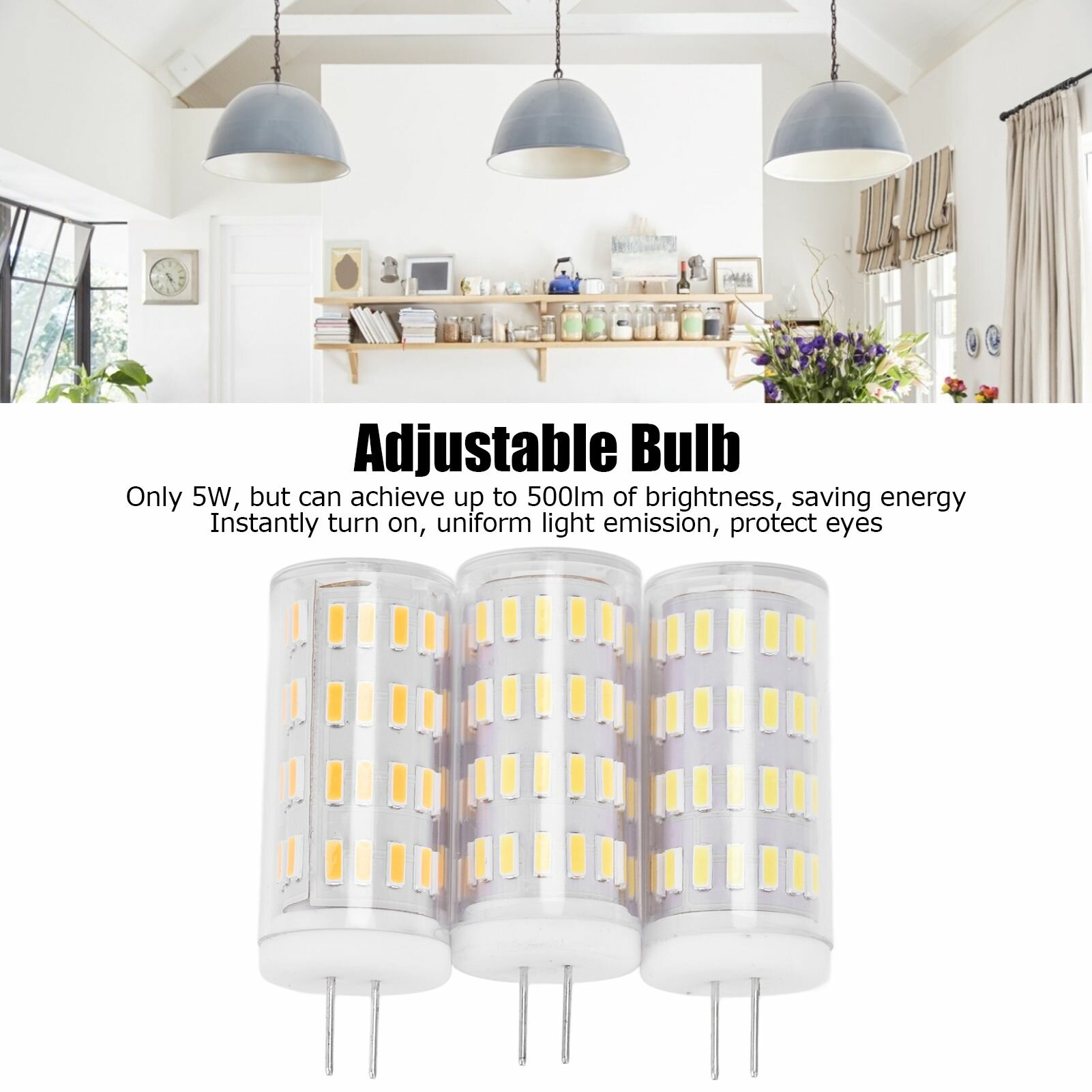 Шт. G4 светодиодная лампа 5 Вт T3 JC тип двойной контактный цоколь AC 12 24 В постоянного тока с регулируемой яркостью уличная пейзажная лампаБелый свет