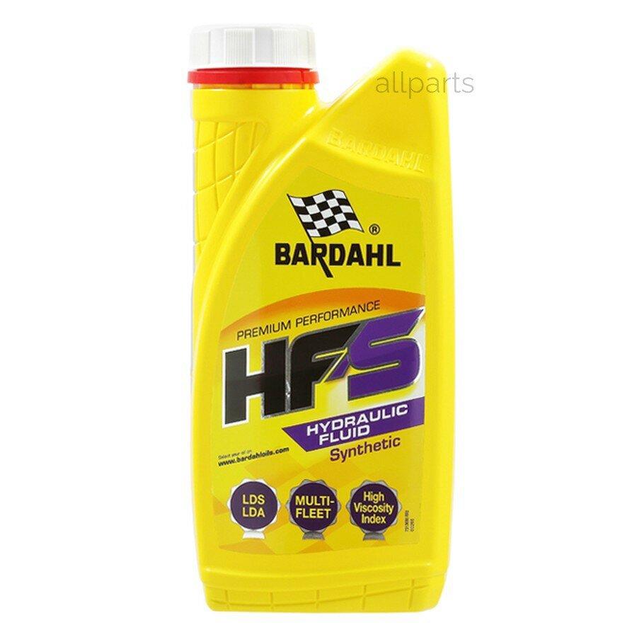 BARDAHL 36981 HYDRAULIC FLUID HF-S BARDAHL 1L Синт гидравл жидкость, разработанная для смазывания систем гидроусилителя рулевого управления, гидропневматических подвесок.