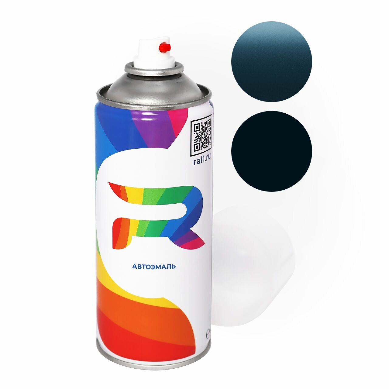 Автоэмаль аэрозольная ГАЗ (Волга) O73 - Cyclone (Базовая краска, Двухслойный металлик, Синий) баллон 520 мл.