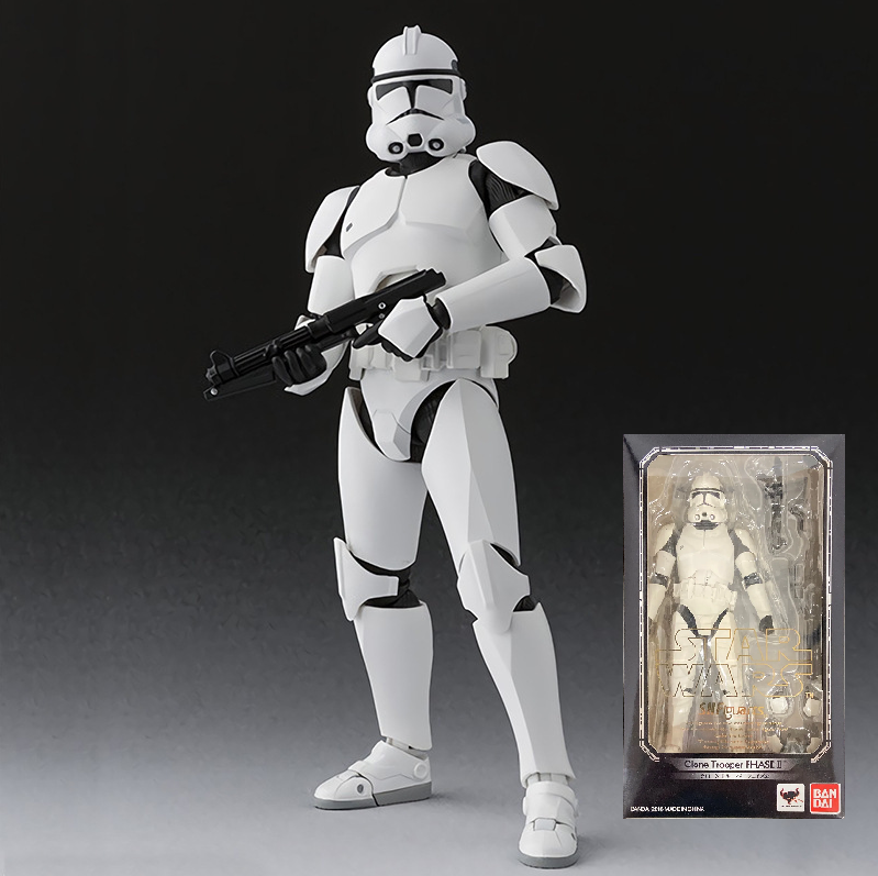Фигурка Звездные войны Клон штурмовик / Star Wars Clone Trooper Phase II (15см)