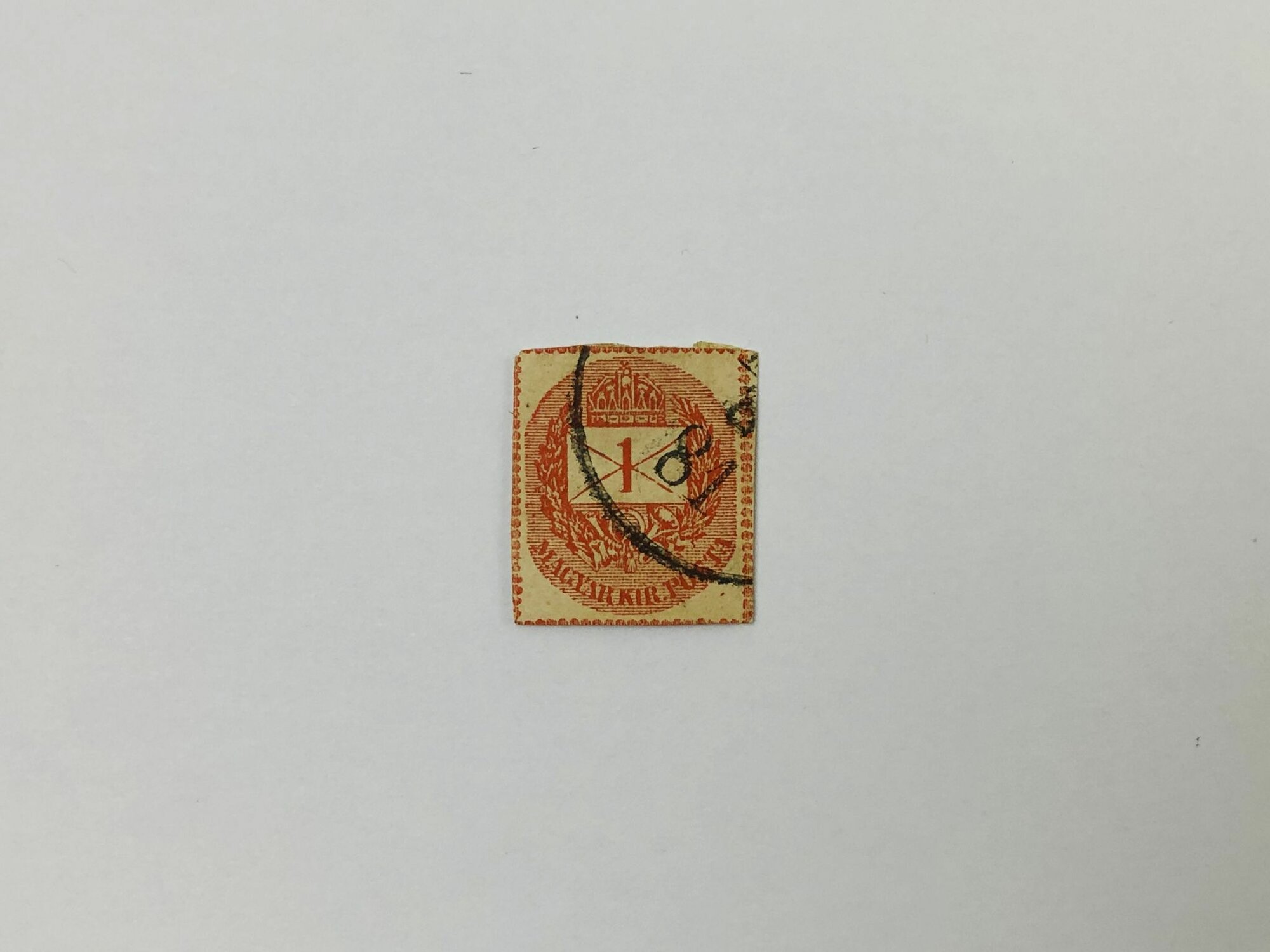 Почтовые марки Газетная марка. Письмо с короной Венгрия. 1874. Михель: HU 20C. Гашен