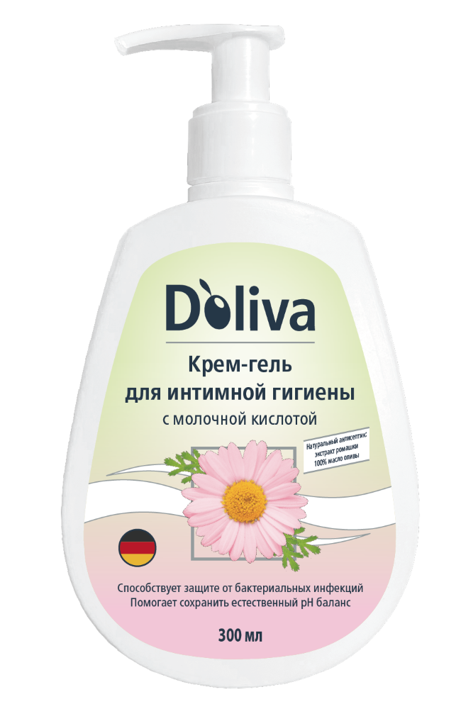 Doliva крем-гель для интимной гигиены 300 мл