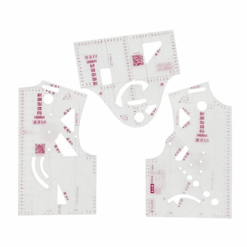 Линейка и шаблоны для создания выкроек одежды