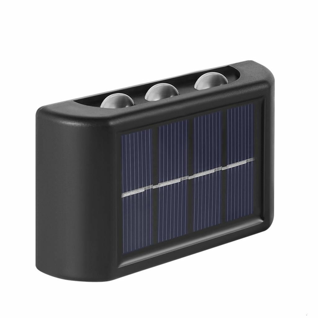 Солнечная настенная лампа 6 LED для сада