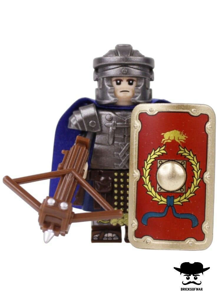 Фигурка солдата Римской империи. Военная минифигурка, армии, арбалетчик. Совместима с Лего (1 шт, пакет), для людей старше 14 лет