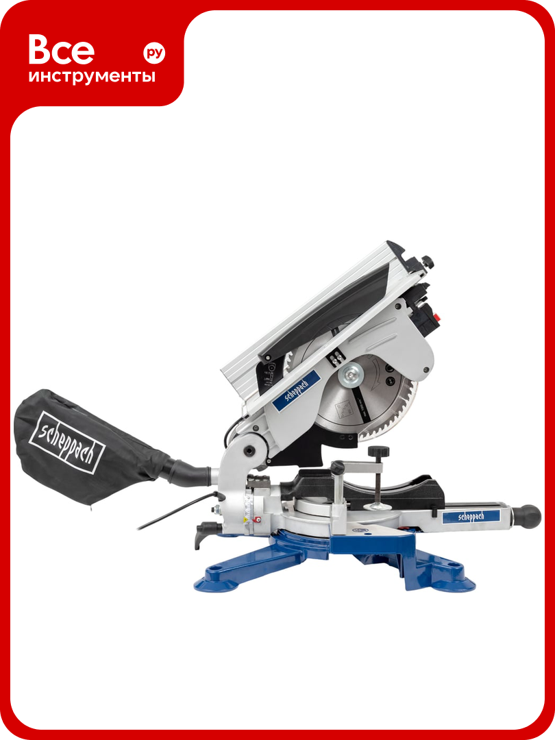 Настольная торцово-циркулярная пила 1800 Вт Scheppach HM100T 5901103901 для эффективного распила материалов