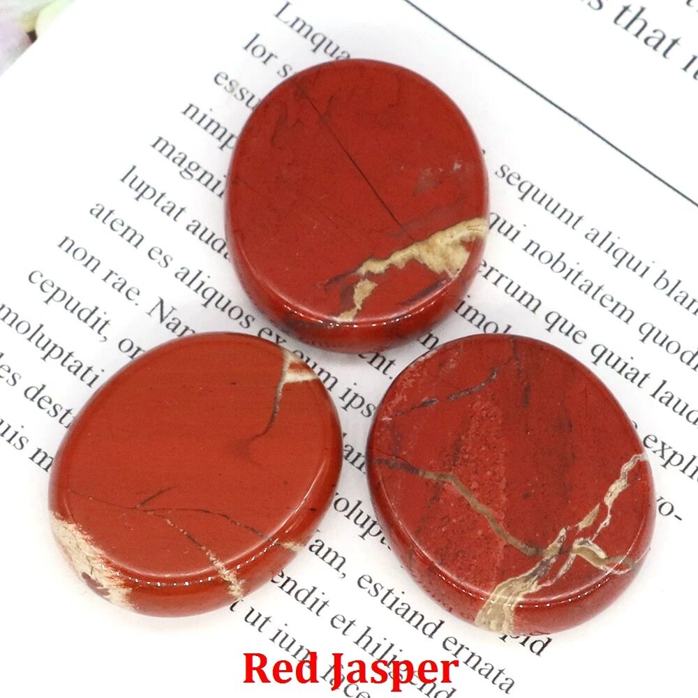 Камень для массажа Аметист Кристалл Красный, 1 PC, Red Jasper