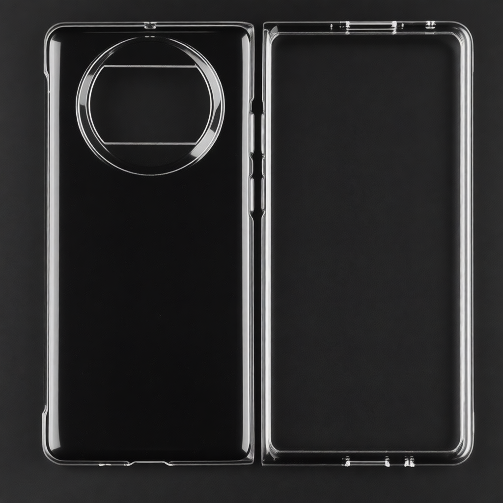 Чехол задняя-панель-накладка-бампер MyPads Tocco для Huawei Mate X3 ультра-тонкий из пластика прозрачный