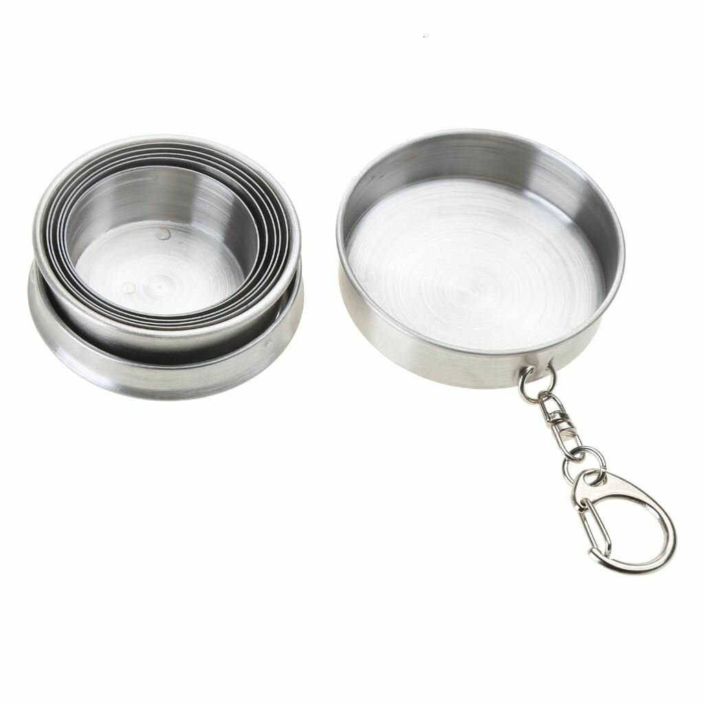 Складной телескопический стакан из нержавеющей стали