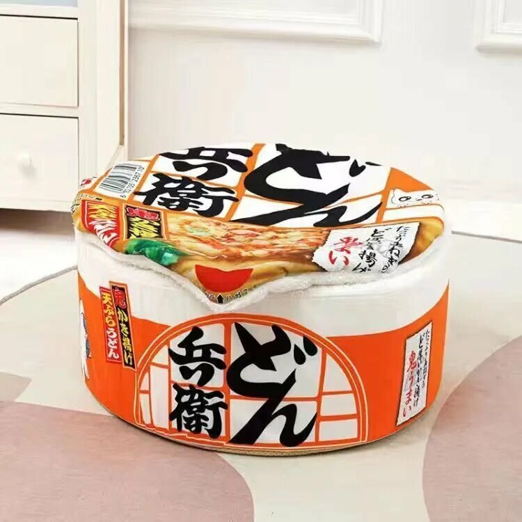 Лежанка для собак и кошек с лапшой Рамэн, сохраняющая тепло и супер мягкое креативное гнездышко для домашних кошек