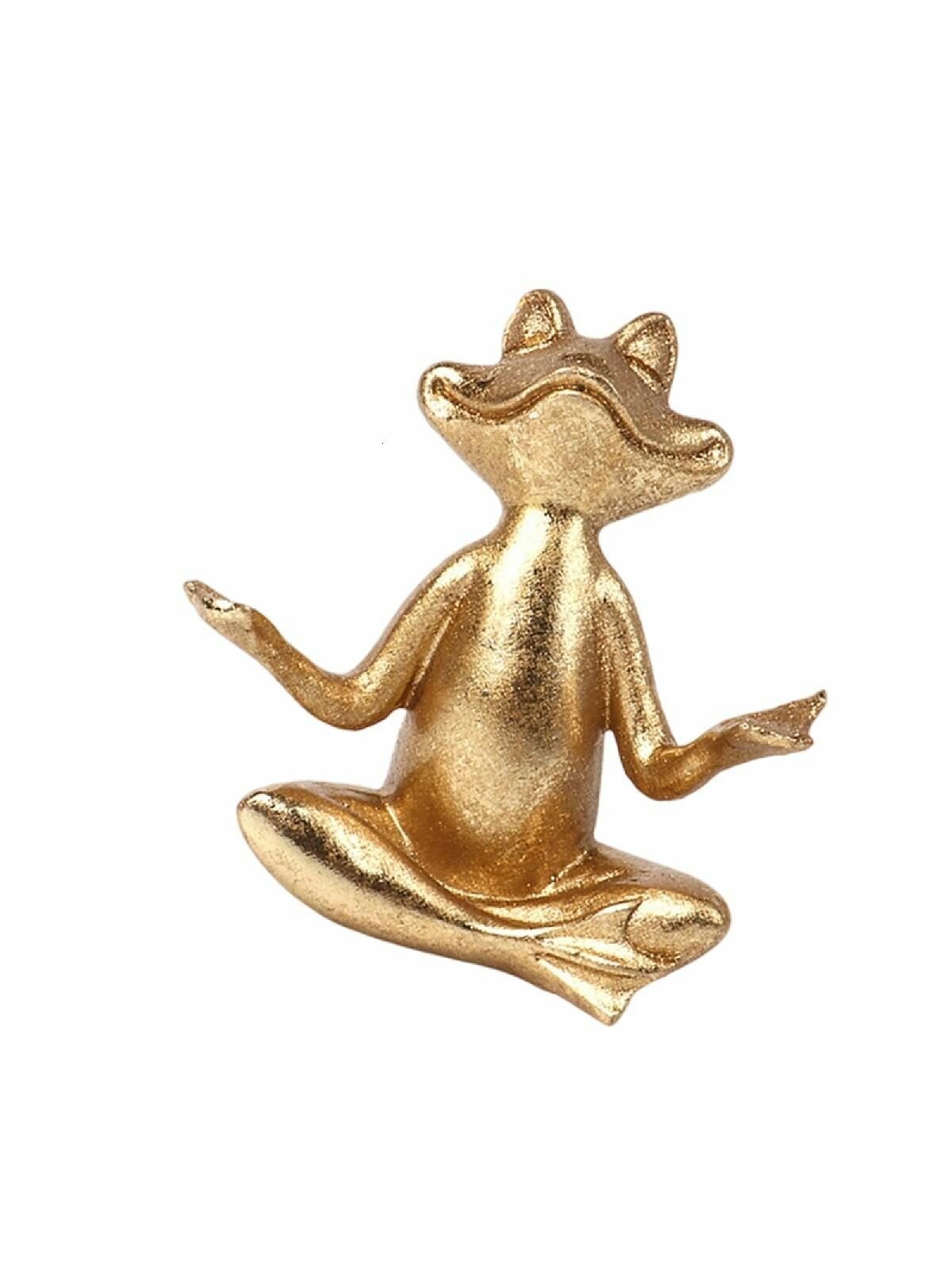 Статуэтка, Золотое украшение в виде лягушки для йоги-B