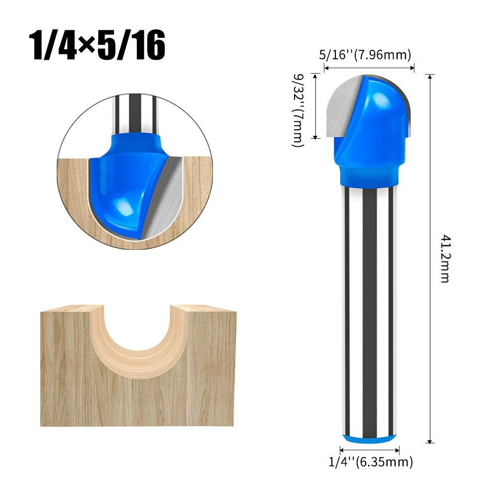 Фреза концевая с круглым носом JGZUI