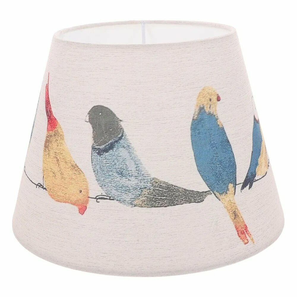 Тканевый многоцветный абажур с принтом для настольной лампы, замена для домашнего использования