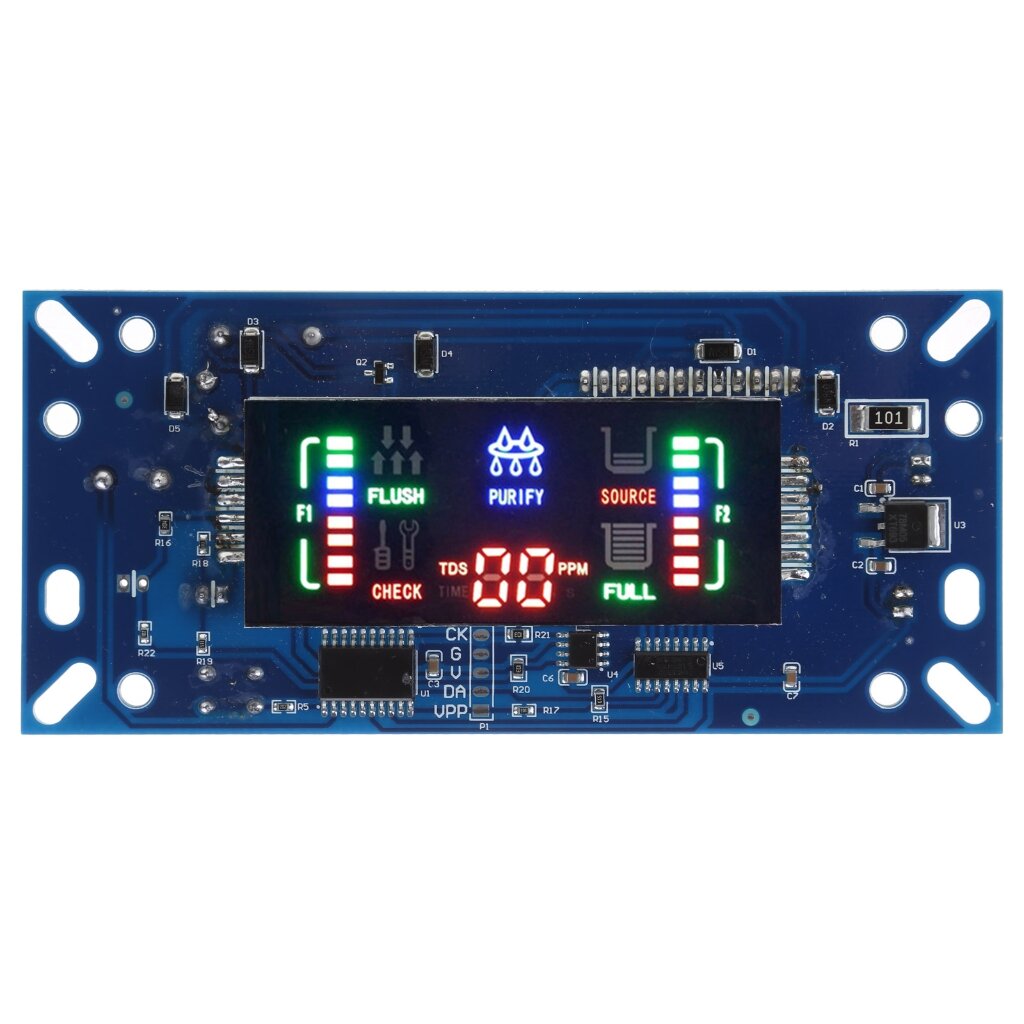 Компьютерная Плата Очистителя Воды Обратного Осмоса RO Smart Control Board со Светодиодным Экраном для 400G или Под Очистителем Воды