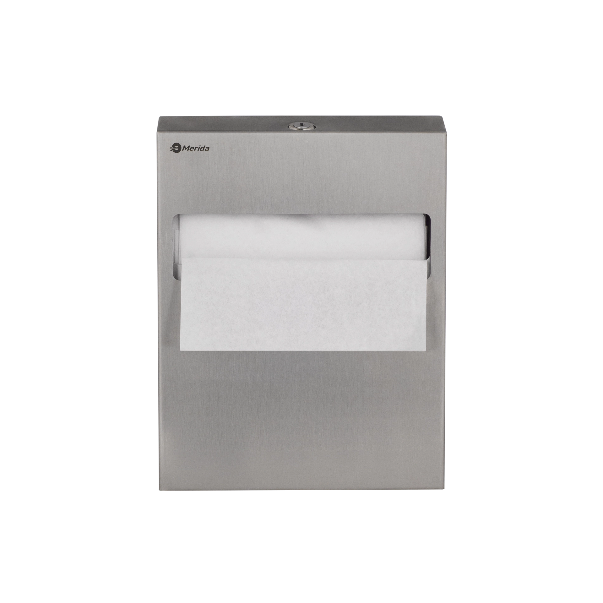Диспенсер туалетных накладок Merida Stella R GSM001. R цвет Нержавеющая сталь