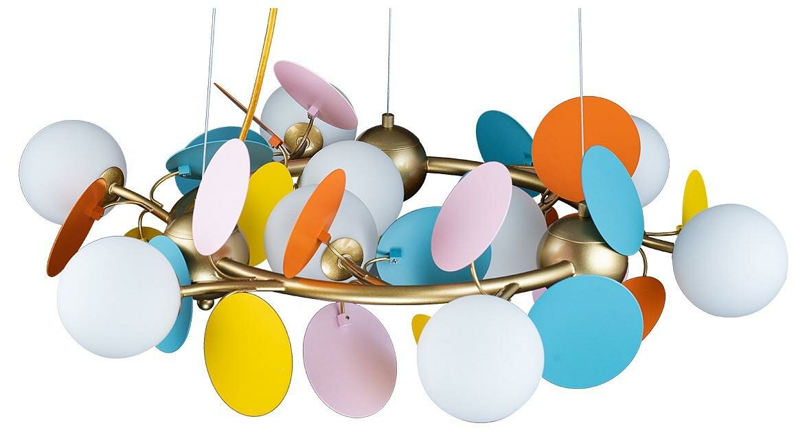 Люстра Loft it Matisse 10008/700 mult цвет золото Светодиодные Флористика