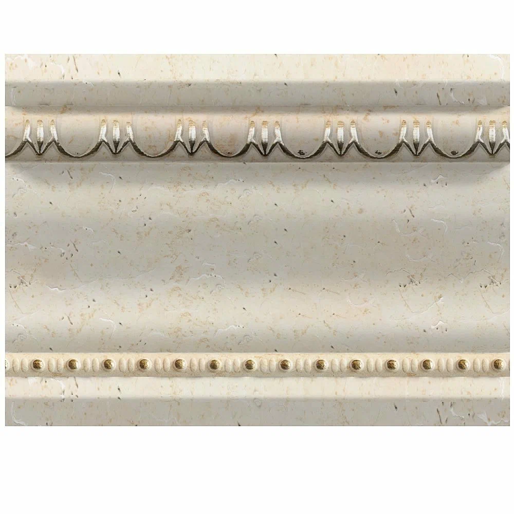 Багет Cosca Карниз, плинтус потолочный 80х57х2400 мм, сапфир. Набор 6шт.