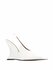 Туфли PARIS TEXAS Sculpted-heel pumps, размер 37, white