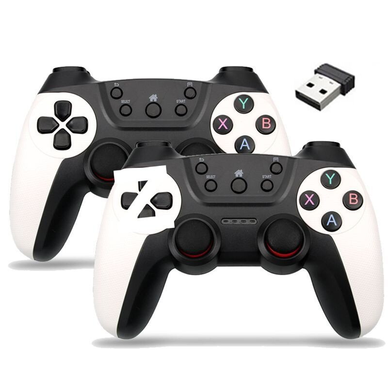 Беспроводной двойной игровой контроллер для ТВ и ПК, классические игры, компьютерный двойной контроллер, беспроводной контроллер для аркадных игр King of Fighters