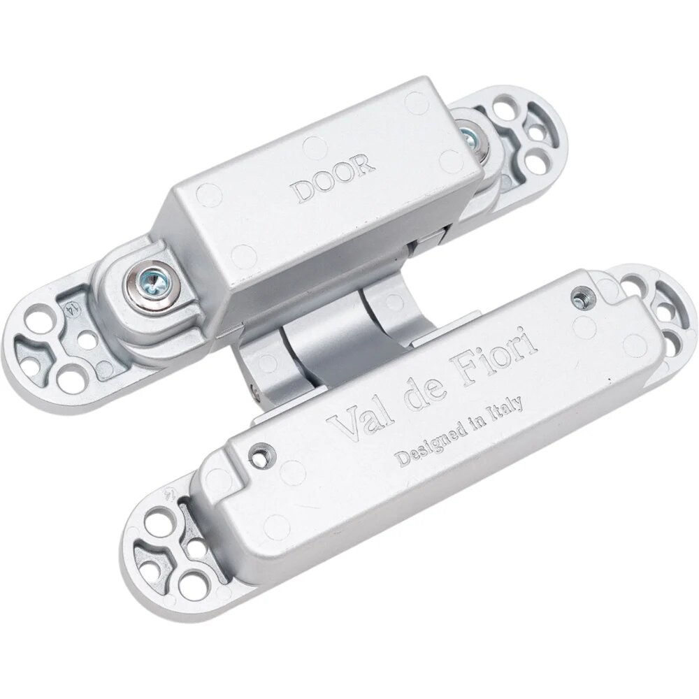 Петля дверная скрытой установки VAL DE FIORI 135х27 мм, со смещ, универсальная, с 3D-регулировкой, хром матовый CDH-3D 135x27-S MCR (2шт)