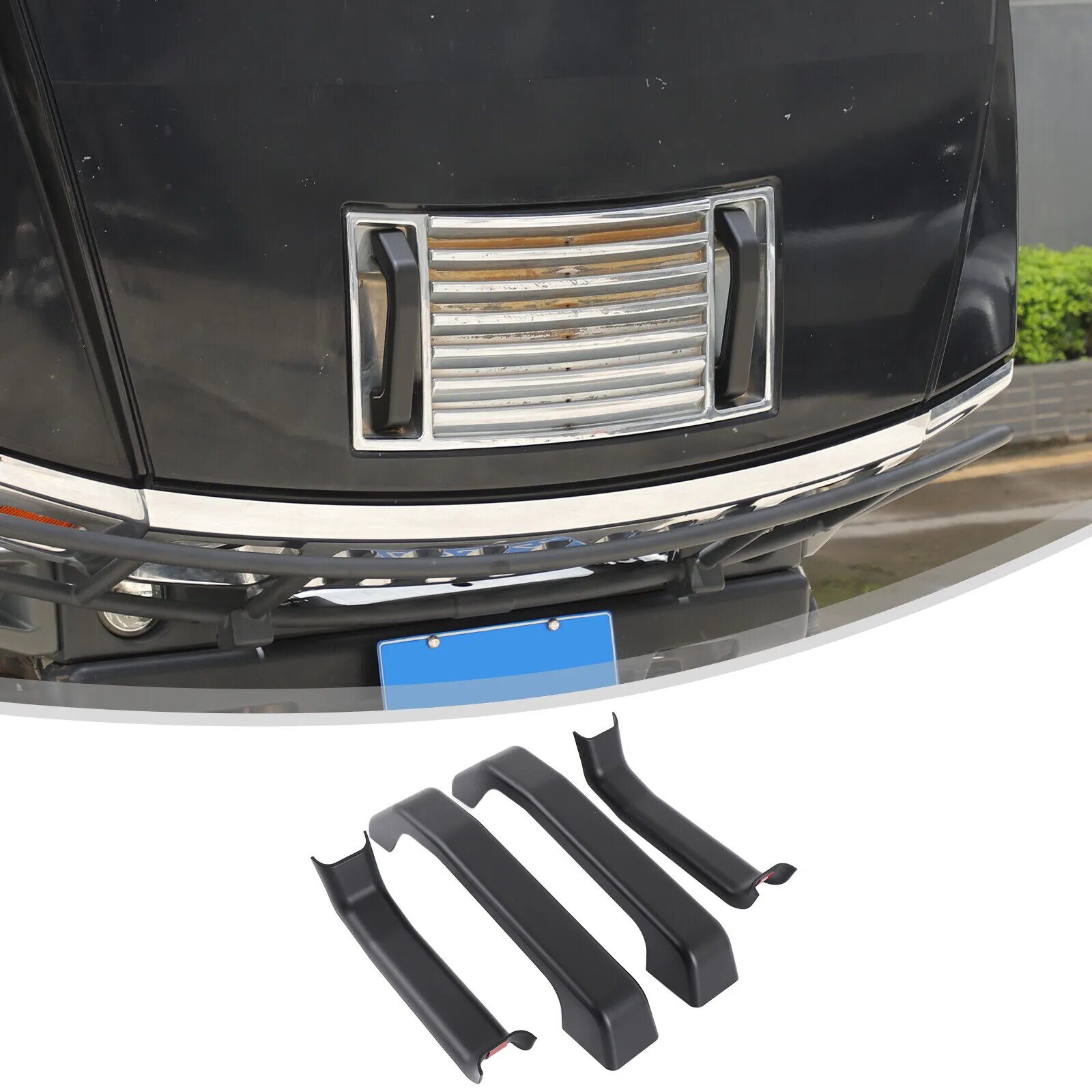 Накладка на капот Hummer H2 2003-2009, Style C3, 4шт