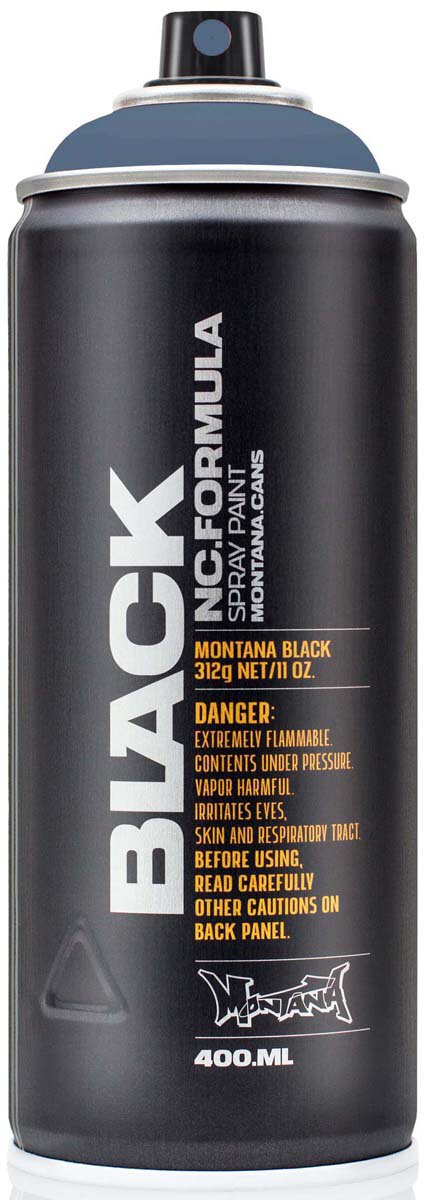 Краска для граффити аэрозольная MONTANA BLACK морской котик 0,4л 5140 BLK