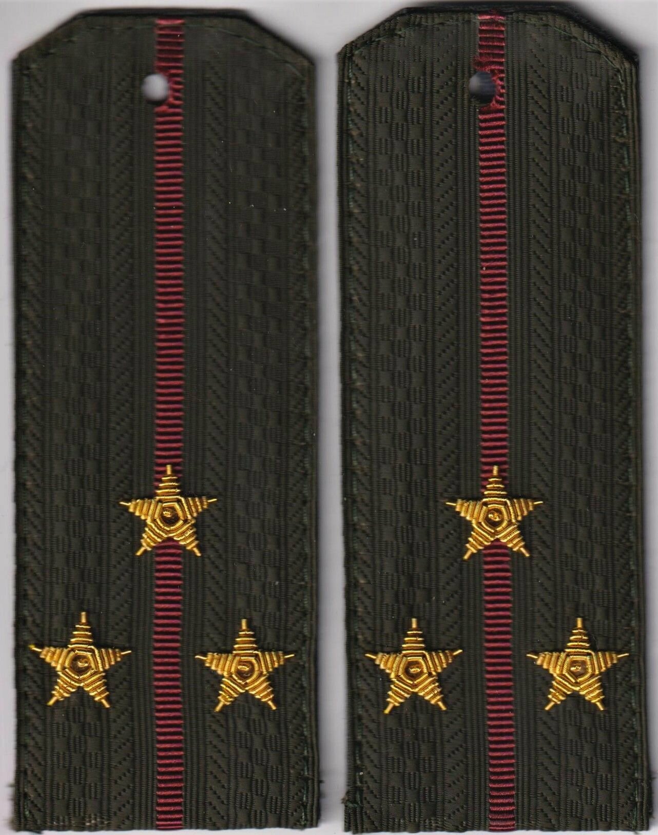 Погоны Росгвардии оливковые, старший лейтенант