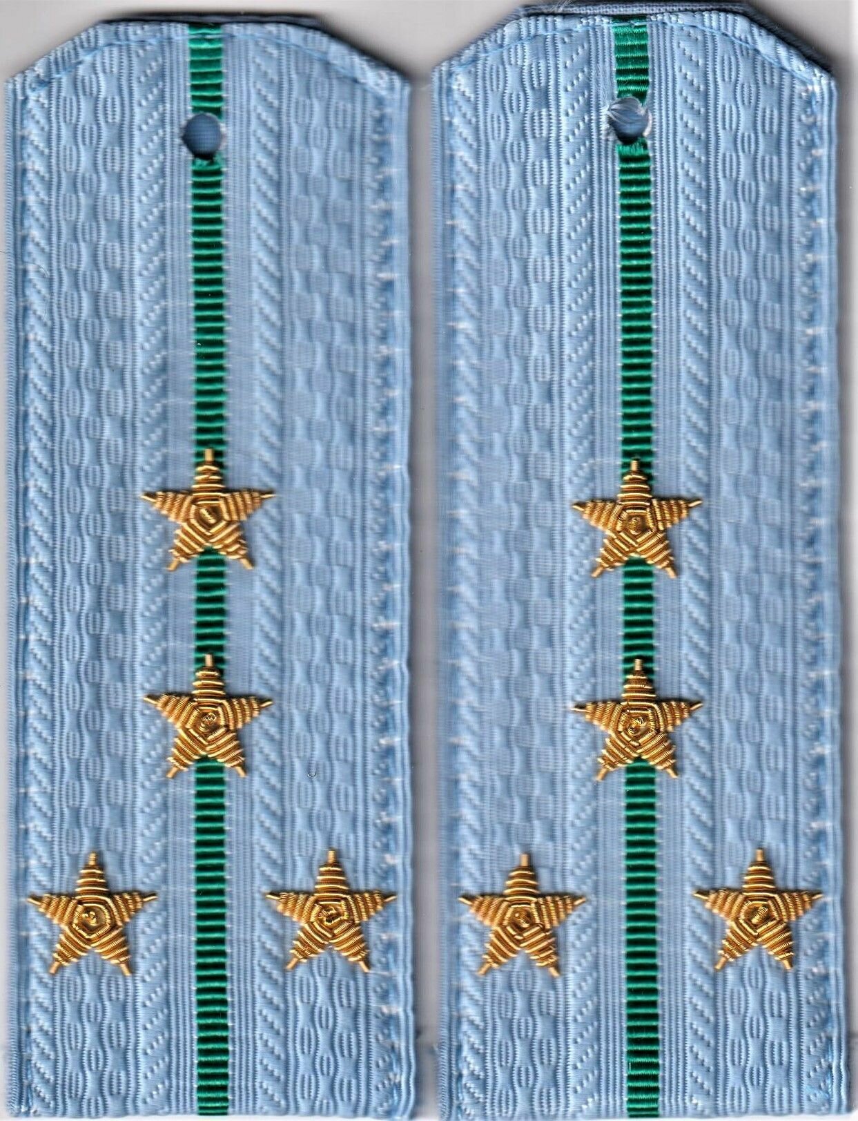 Погоны ПС ФСБ (пограничная служба) на рубашку, капитан