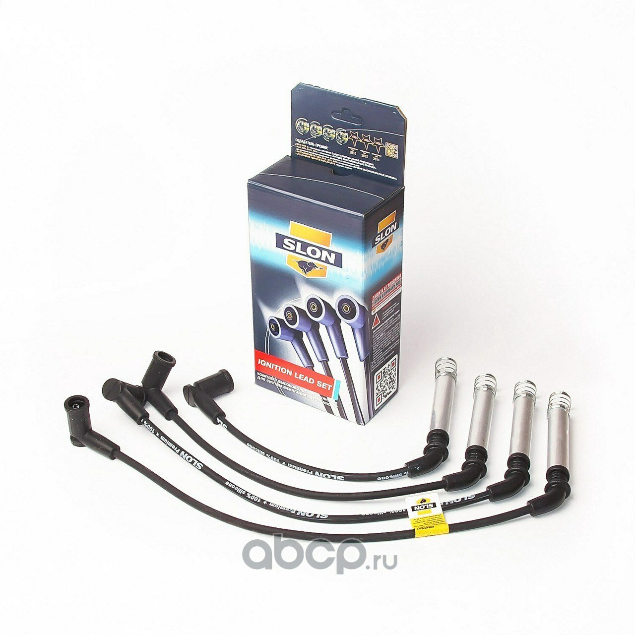 Провод высоковольтный (комплект) для Ford Fiesta, Fusion, Ka 1.3/1.6 л, производитель Slon, артикул SLN.017