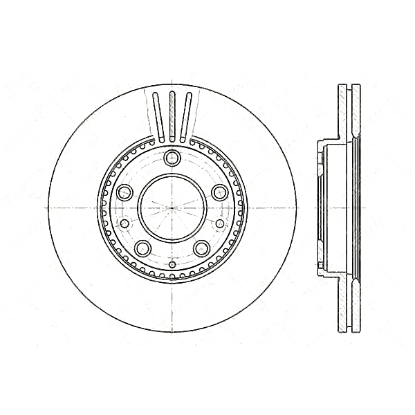 STELLOX 6020-3245V-SX (23-0621 / 230621 / 60203245V_SX) диск тормозной передний\ Mazda (Мазда) 6 1.8-2.3 (Комплект 2 штуки)