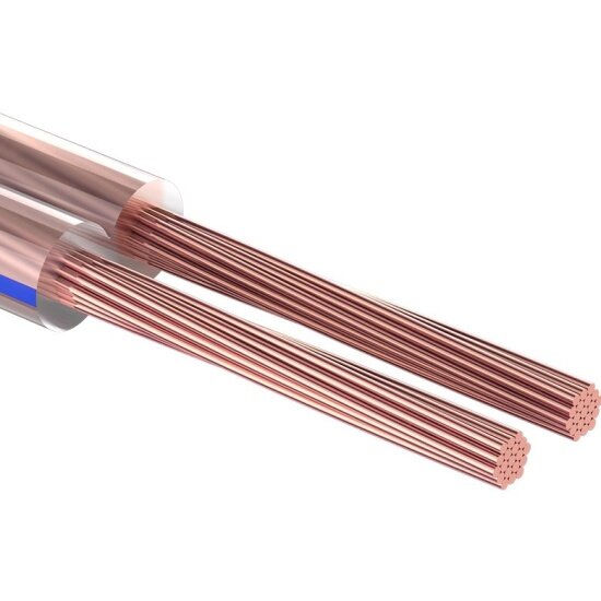 Кабель акустический Proconnect 2х1,5 кв. мм, 2 м, BLUELINE, прозрачный