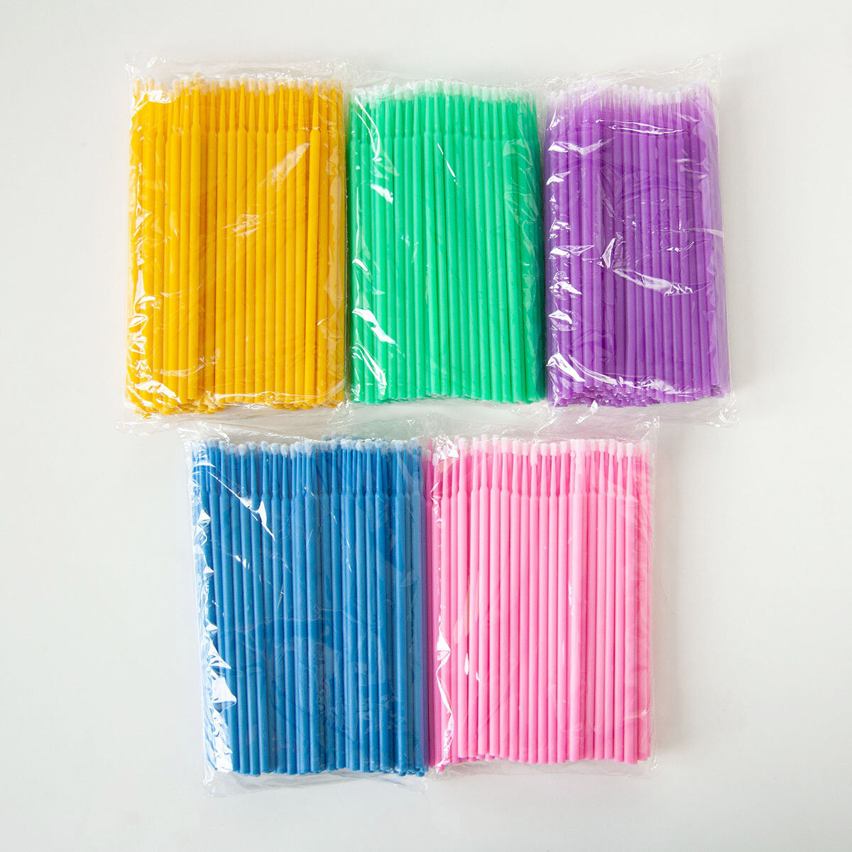 Набор микробрашей Sculptor, для ресниц, 100 штук, в мягкой упаковке