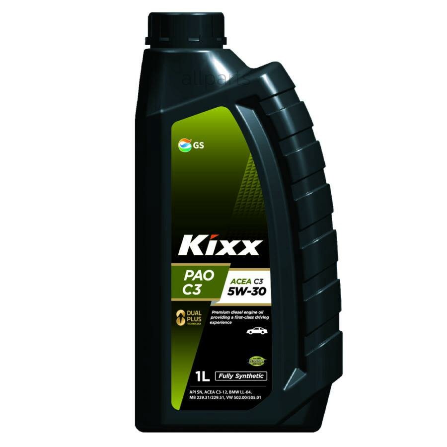 KIXX L2091AL1E1 Масло моторное Kixx PAO C3 5W-30 1 л KIXX L2091AL1E1