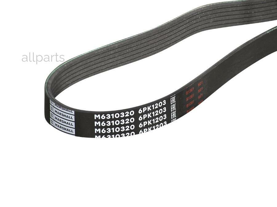 MARSHALL M6310320 Ремень поликлиновой 6PK1203 Renault Duster I 11- / Logan I, II 04-, Nissan Juke I 10- / Qashqai I 07