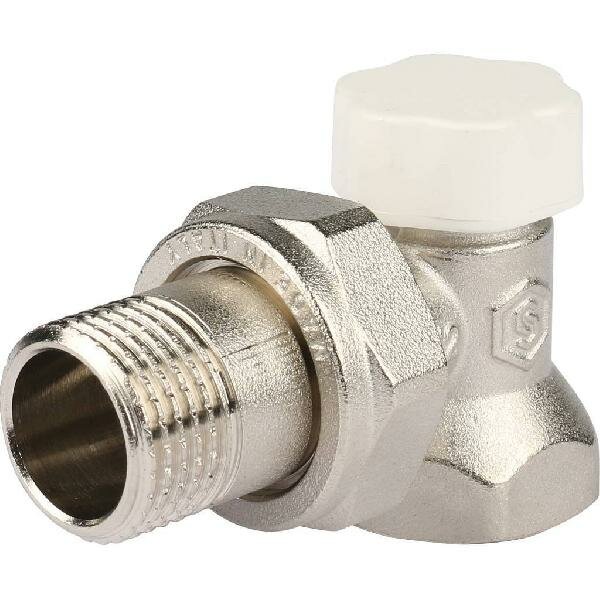 Клапан запорно-балансировочный STOUT SVL угловой 1/2 SVL-1156-000015