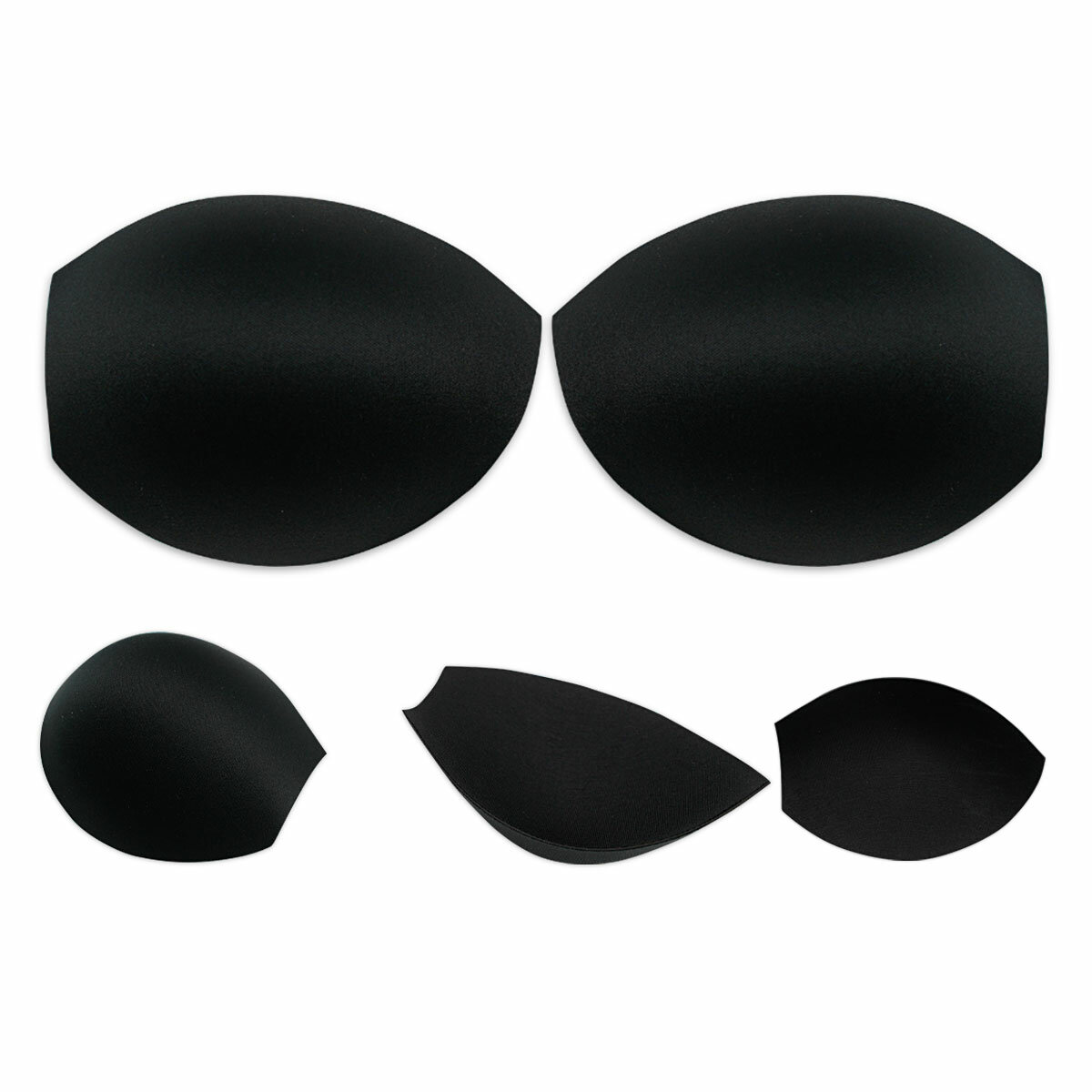 Чашечки для бюстгальтера Antynea, с 'острым' уступом, с равномерным наполнением, CN-51, размер 75 (170 черный), 1 пара