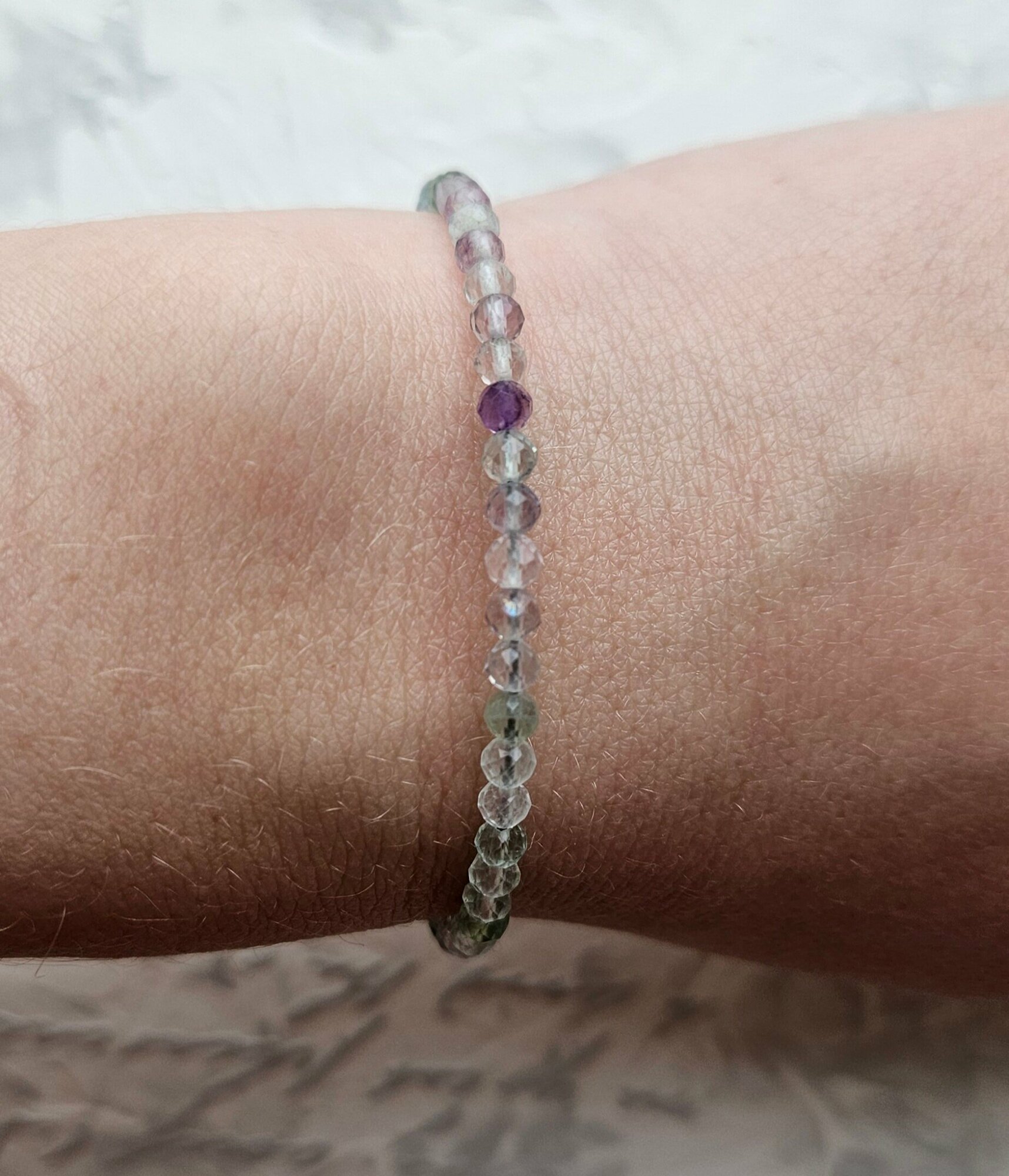 Браслет HandMade_SvetlanaF, флюорит