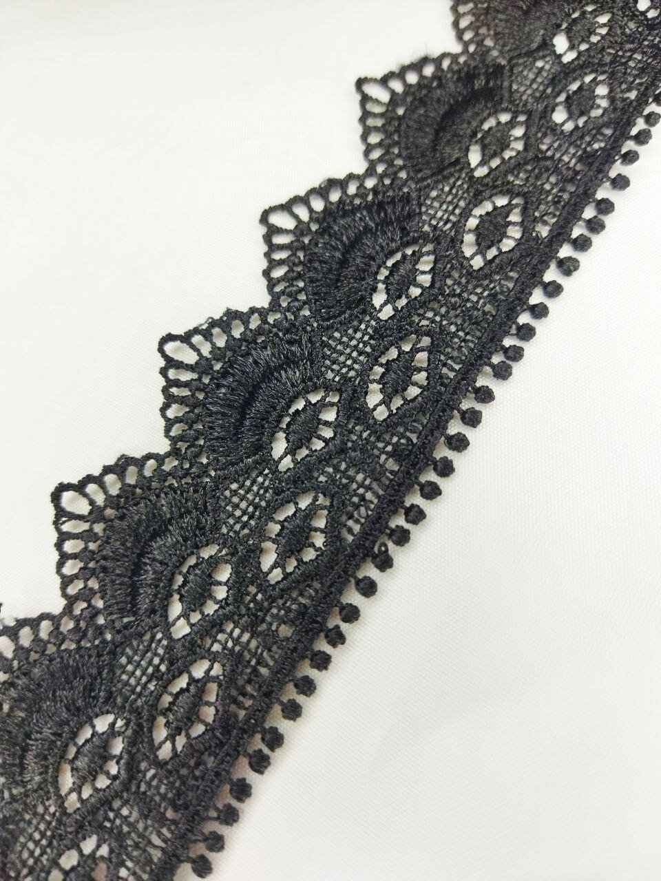 Кружево черное 4.5см * 100см
