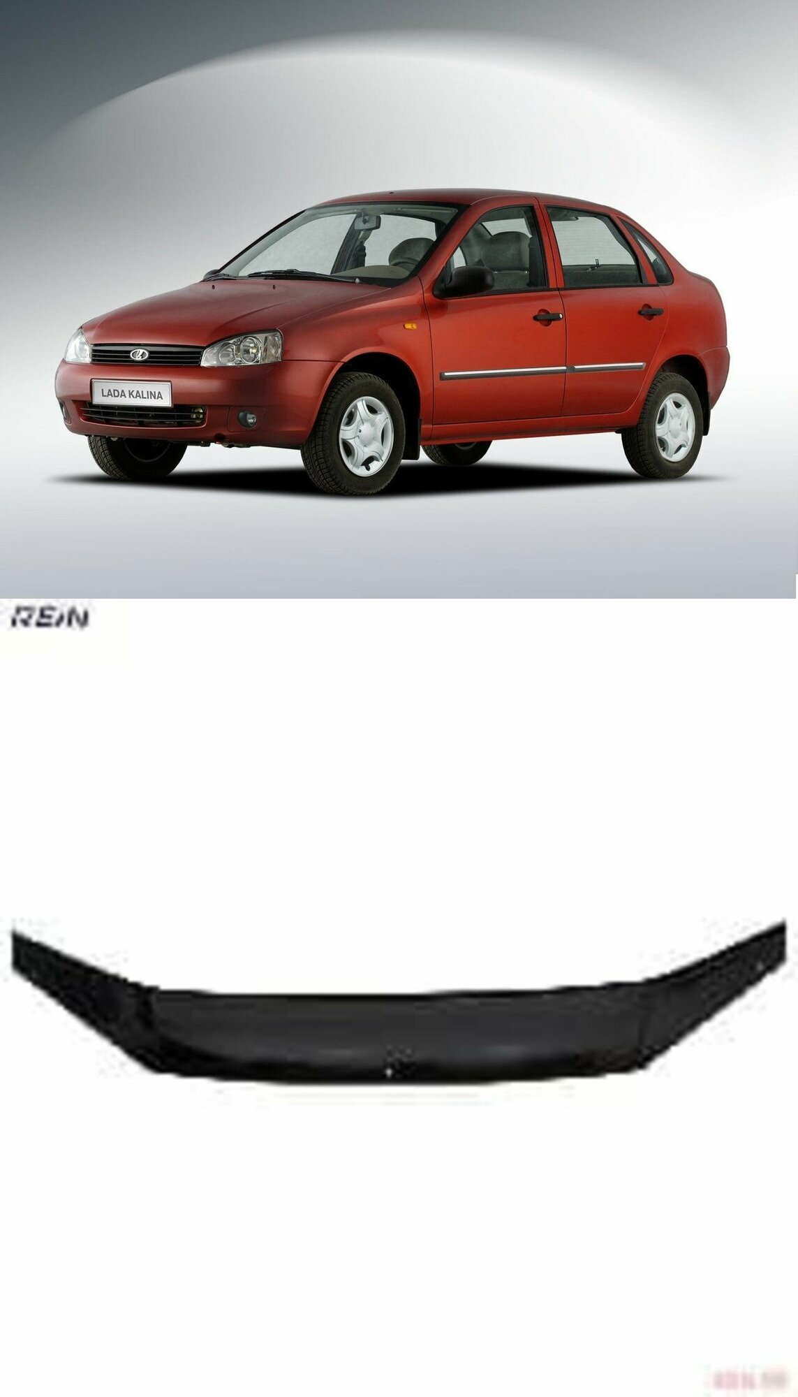 Дефлектор капота ВАЗ Kalina (Евро)