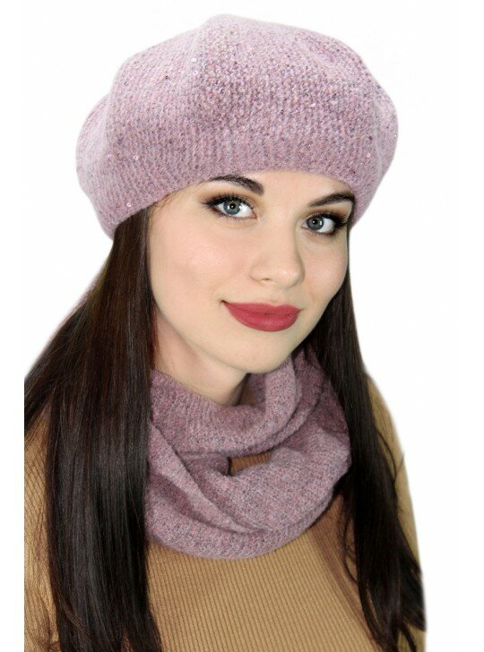 Берет Комплект "Дикс" берет+шарф для женщин