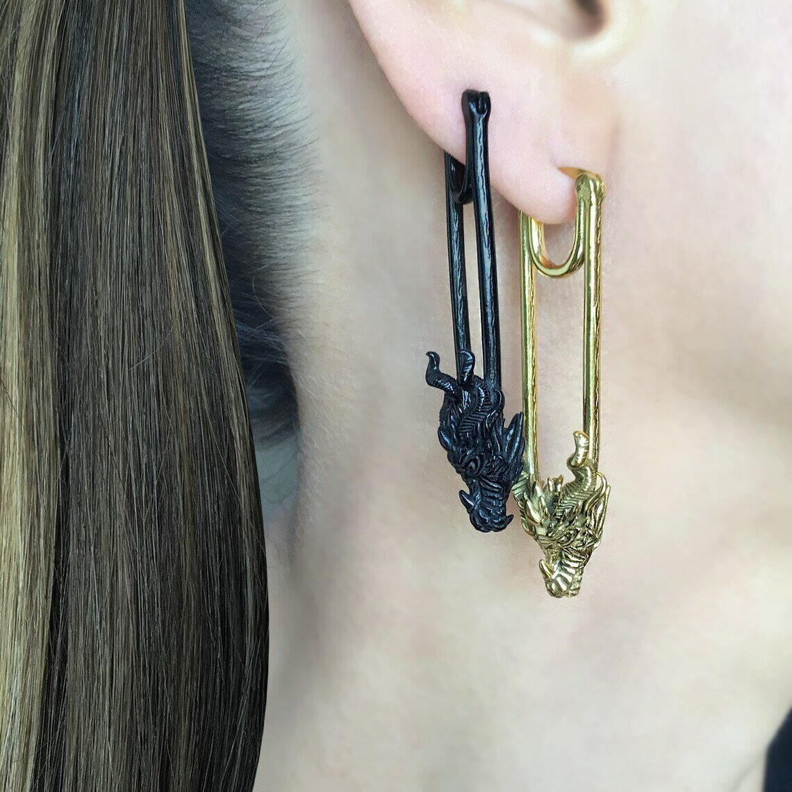 Серьги-трансформеры, славянский оберег