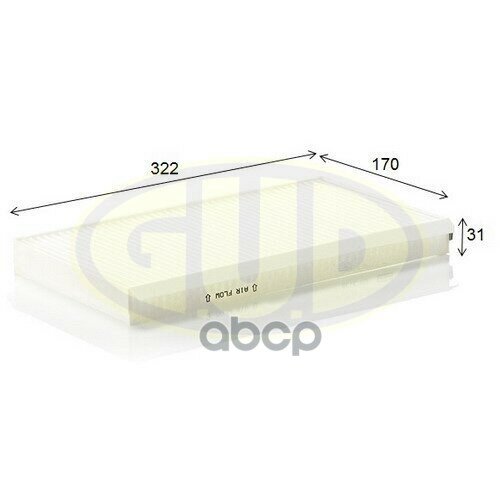 Фильтр салона BMW E60/E61/E63/E64 ALL 03- шт. G.U.D арт. GCF3139