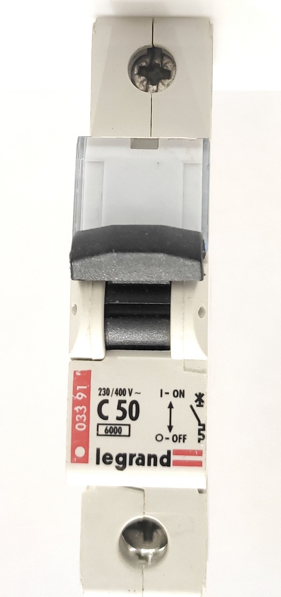 Автоматический выключатель Legrand DX, 1-полюсный 50A (тип С)